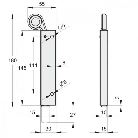 FAC - Auto-Bolt for Double Swing Gates - BTI Hardware