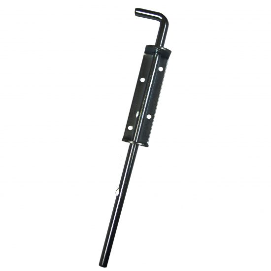 Black Powder Coated Cane - Drop Bolts - BTI Hardware