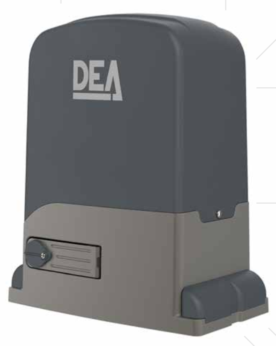 DEA REV1000 Motor for Residential & Light Industrial Sliding Gates ...